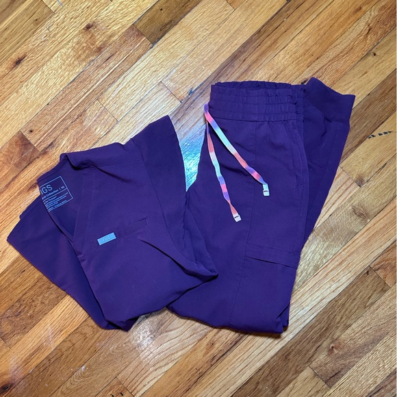 Figs | Tops | Rare Figs Deep Purple Scrub Set | Poshmark